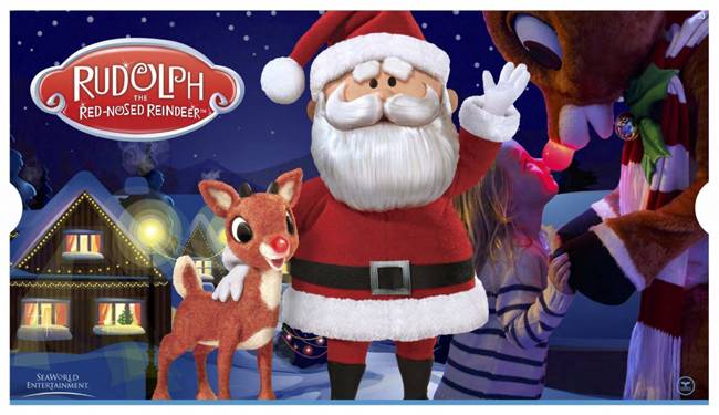 Rudolph the Red Nosed Reindeer at SeaWorld Orlando - Orlando Guide ...